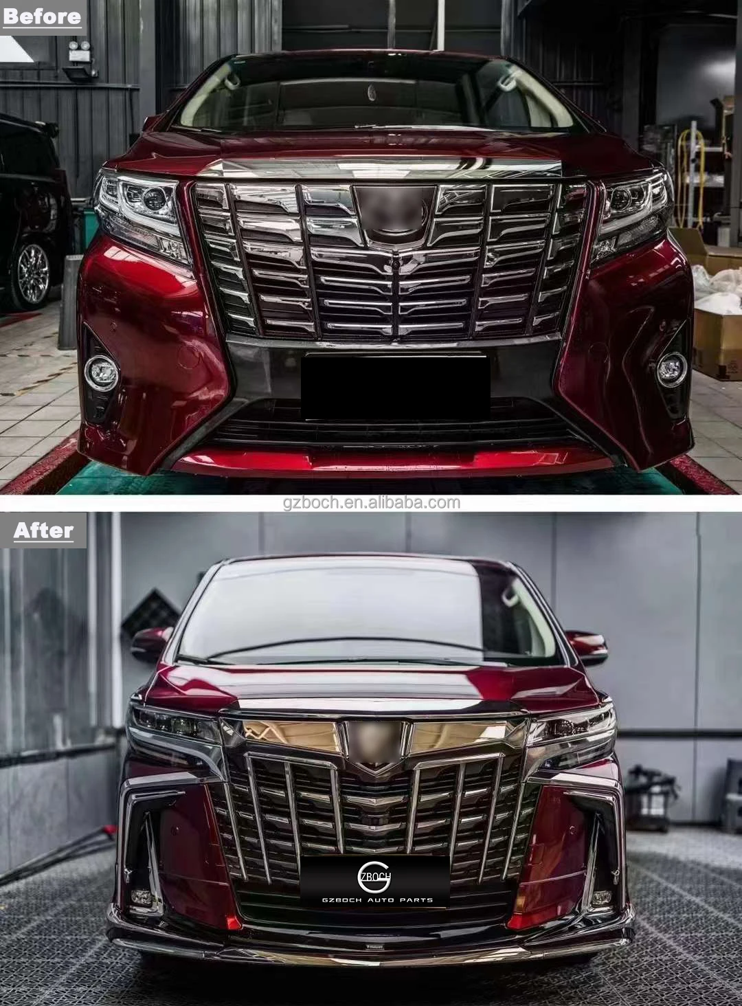 BOCH Bodykit for Toyota Alphard - Upgrade 2019+ SC Kit