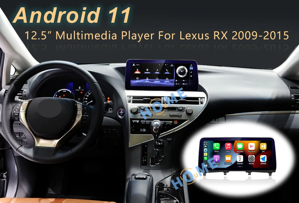 12.5" Android 11 Car Radio for Lexus RX - Multimedia Player