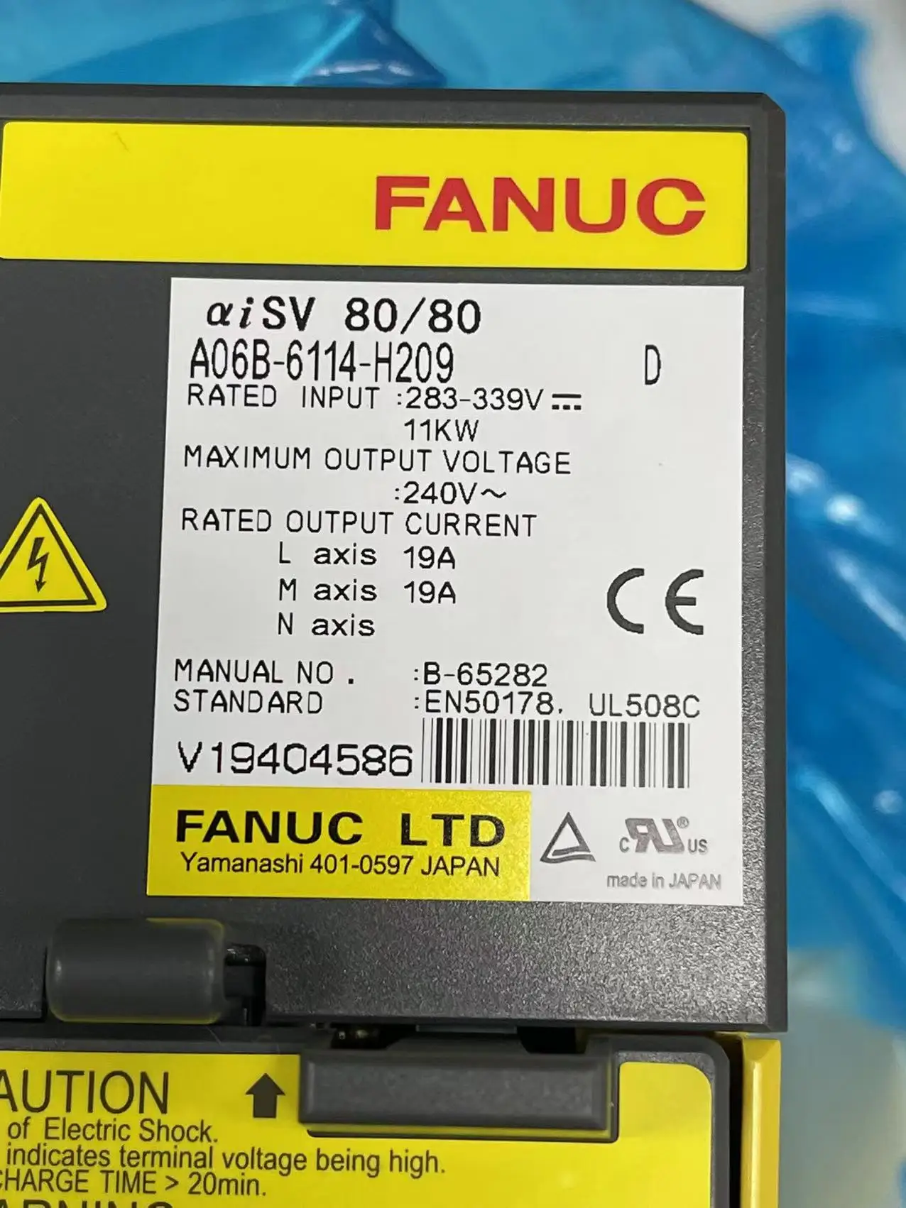 Japan Original Fanuc Servo Drive Amplifier A06b-6114-h209 - Buy Servo Drive A06b-6114-h209,Fanuc ...