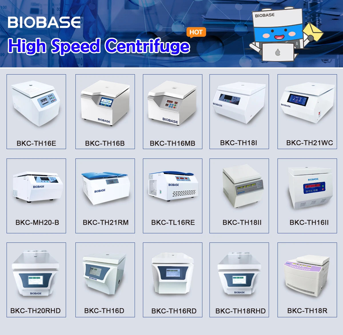 BioBase Cytology Centrifuge Cell Suspension Smear Body Fluid LCD Screen ...