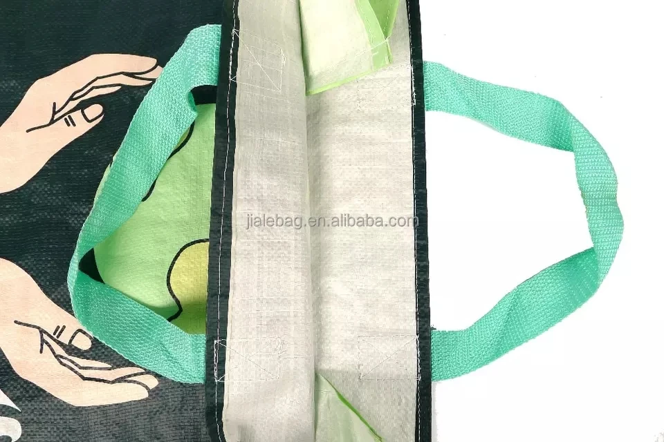 Colorbag Eco Friendly Pp Woven Handled Carrefour Bag