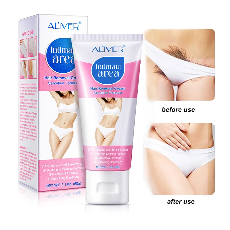 Manufacturers wholesale female permanent depilatory cream virgin pubic hair removal cream for private genital area Alibaba