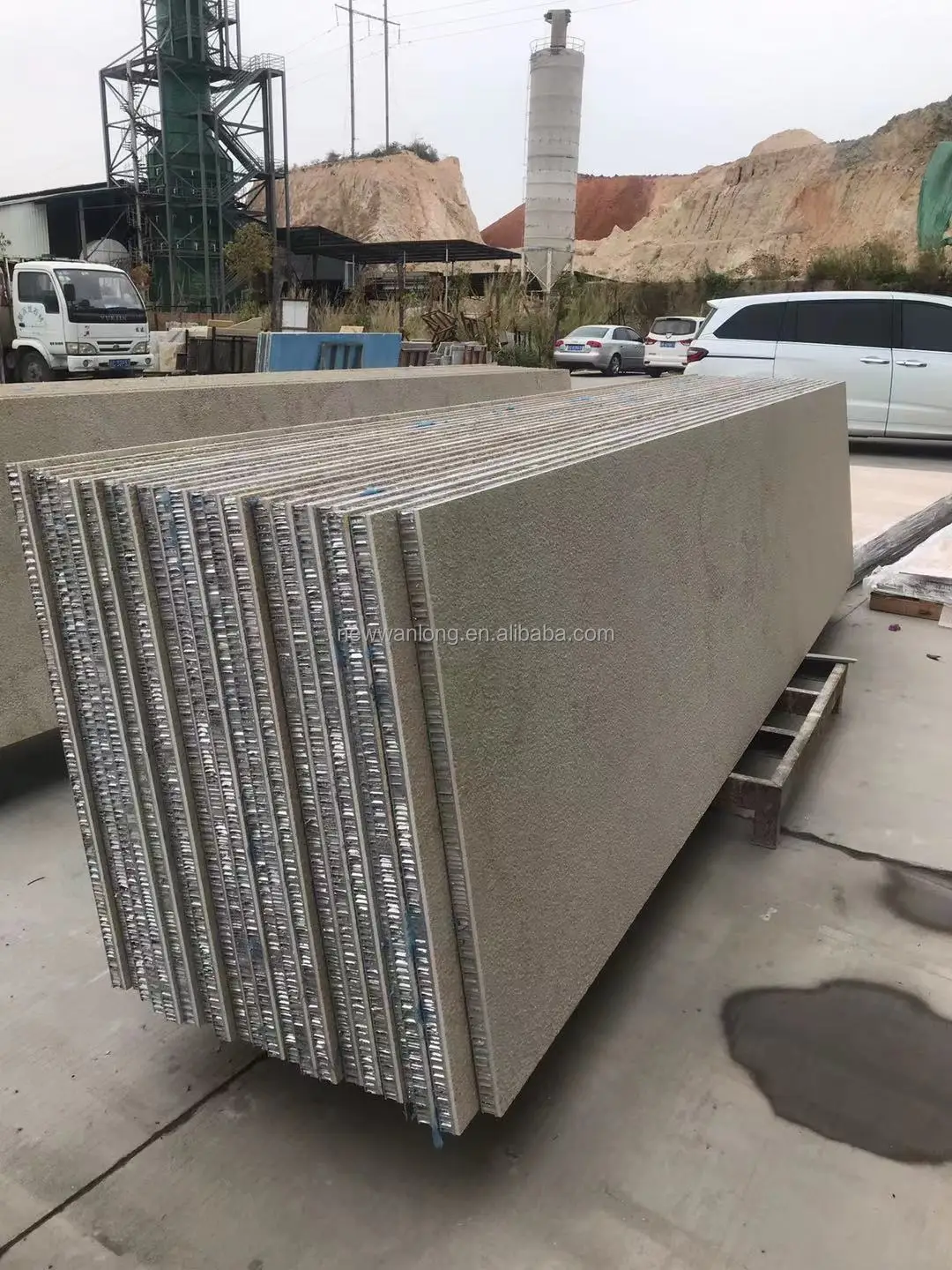 4 Meters Length Limestone Honeycomb Panels for Exterior Wall Cladding