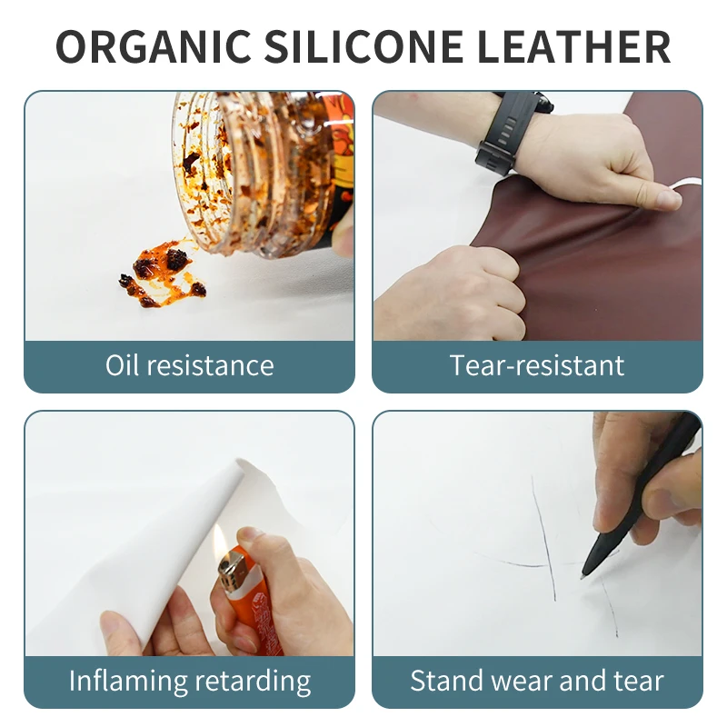 Solvent Free Silicone Fabric Leather Manufacturer Supplier Synthetic ...