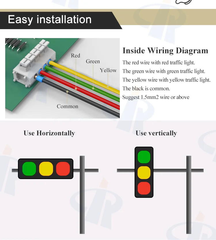 200mm Solar Powered LED Traffic Signal Lights Controller for Roadway ...