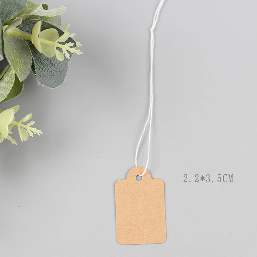 Custom Hang Tags Recycled Biodegradable Embossed Paper Garment Swing ...