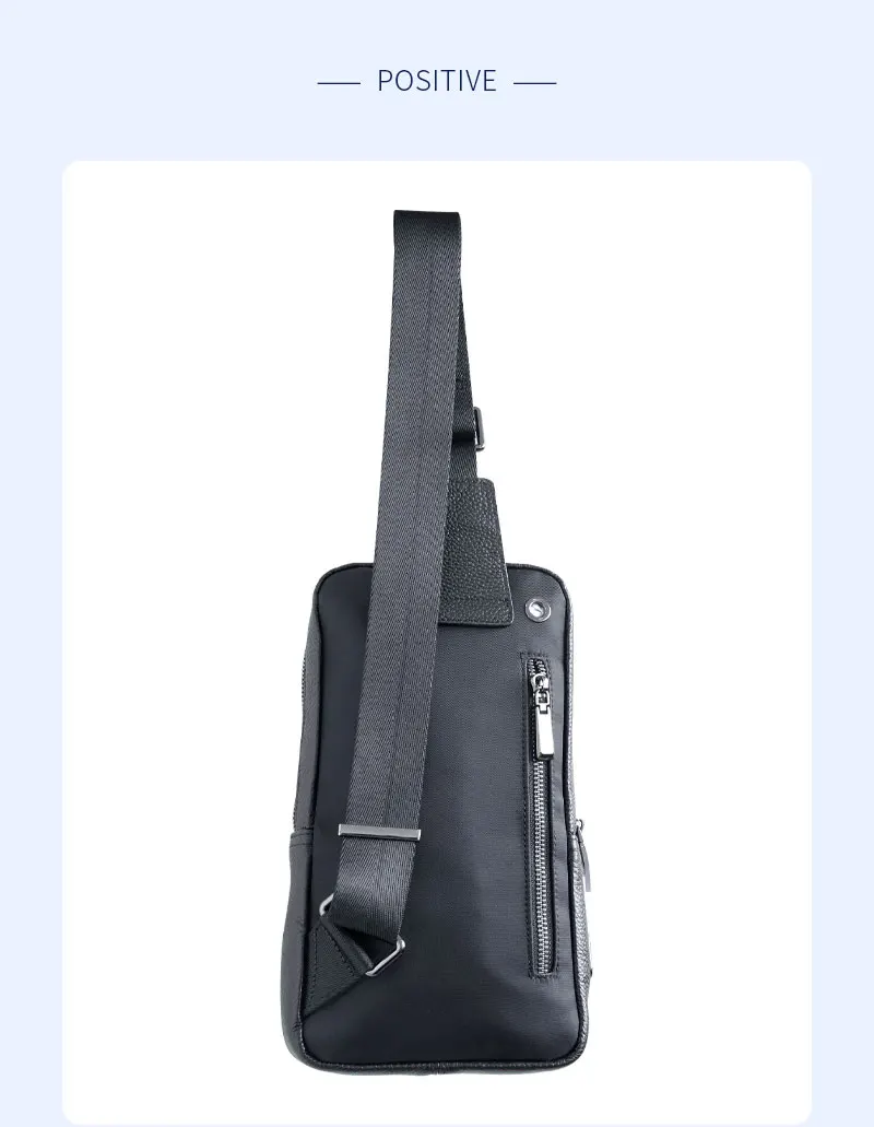 Fingerprint Lock Man Chest Bags - Ultimate Anti-theft
