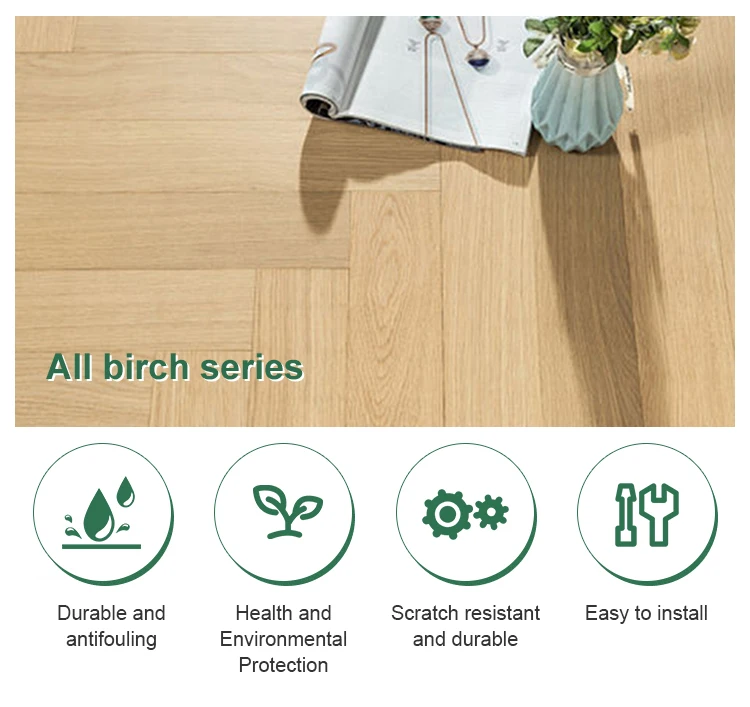 Cheap Oak Herringbone Floor Wide Plank Wood Waterproof Hardwood Birch ...