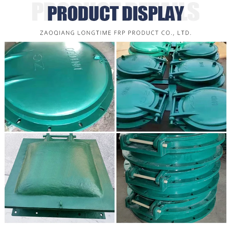 Drain Water Back Pressure Relief Safety Fiberglass Drain Pipe Flap Gate Frp Check Valve - Buy ...