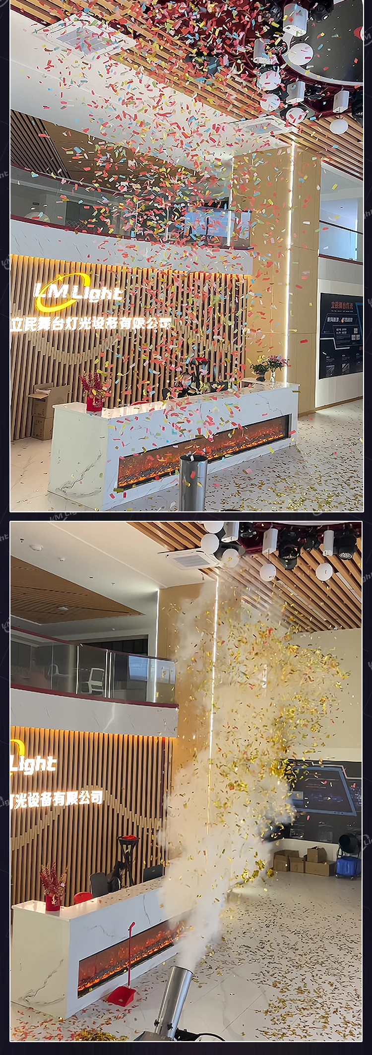 Mini CO2 Confetti Machine - Perfect for Events & Festivals
