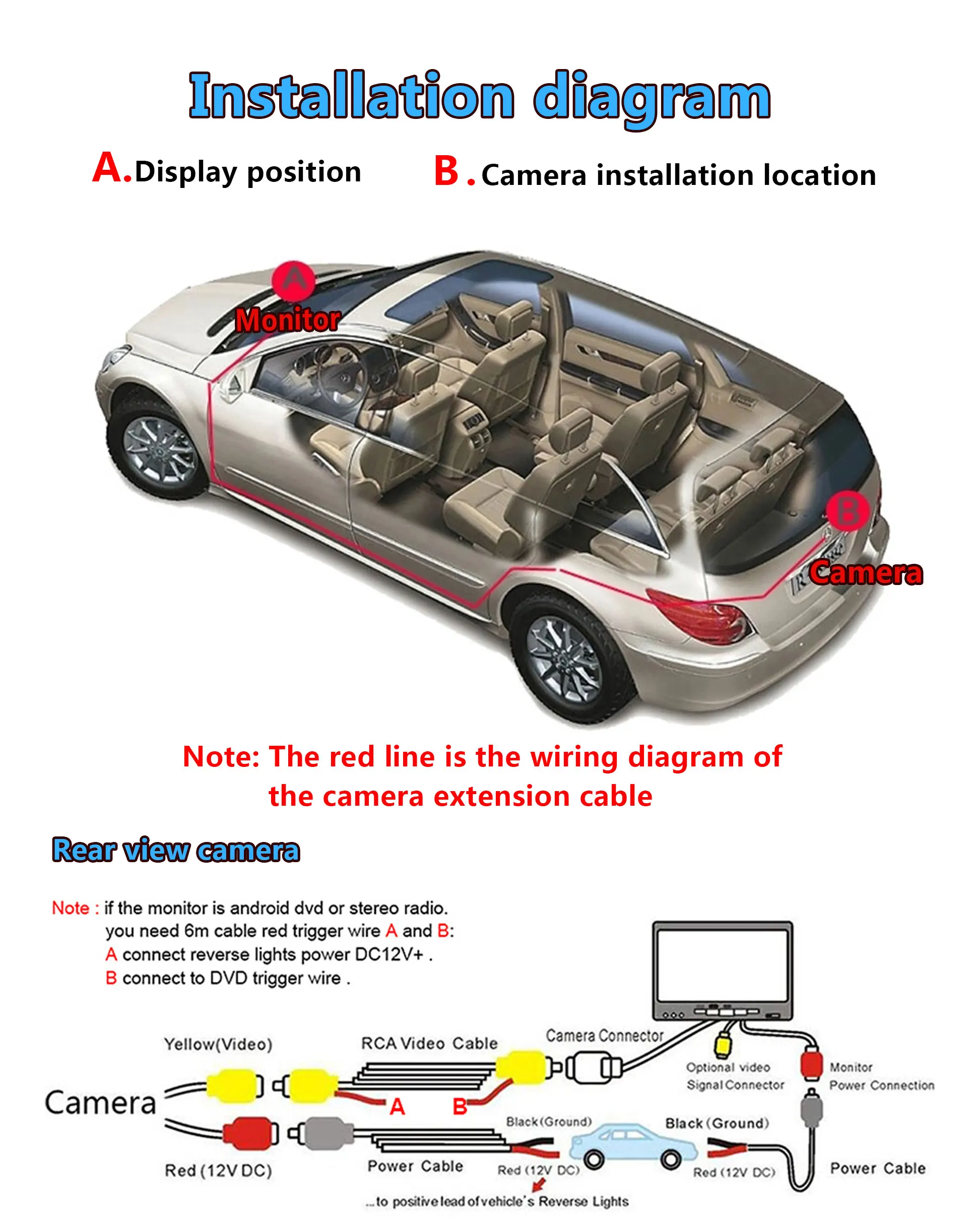 Customized 1920*1080p Hd Ahd Vehicle Rear View Reverse Camera For ...
