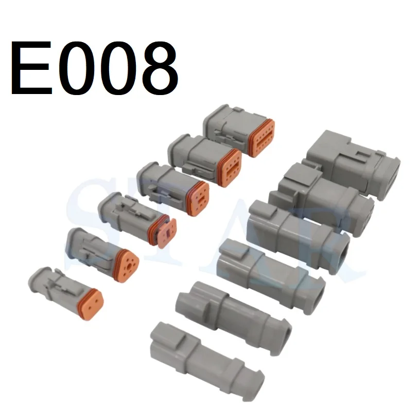 6 Pin Black DEUTSCH DT13 Series Right Angle DT PCB Header DT Connector ...