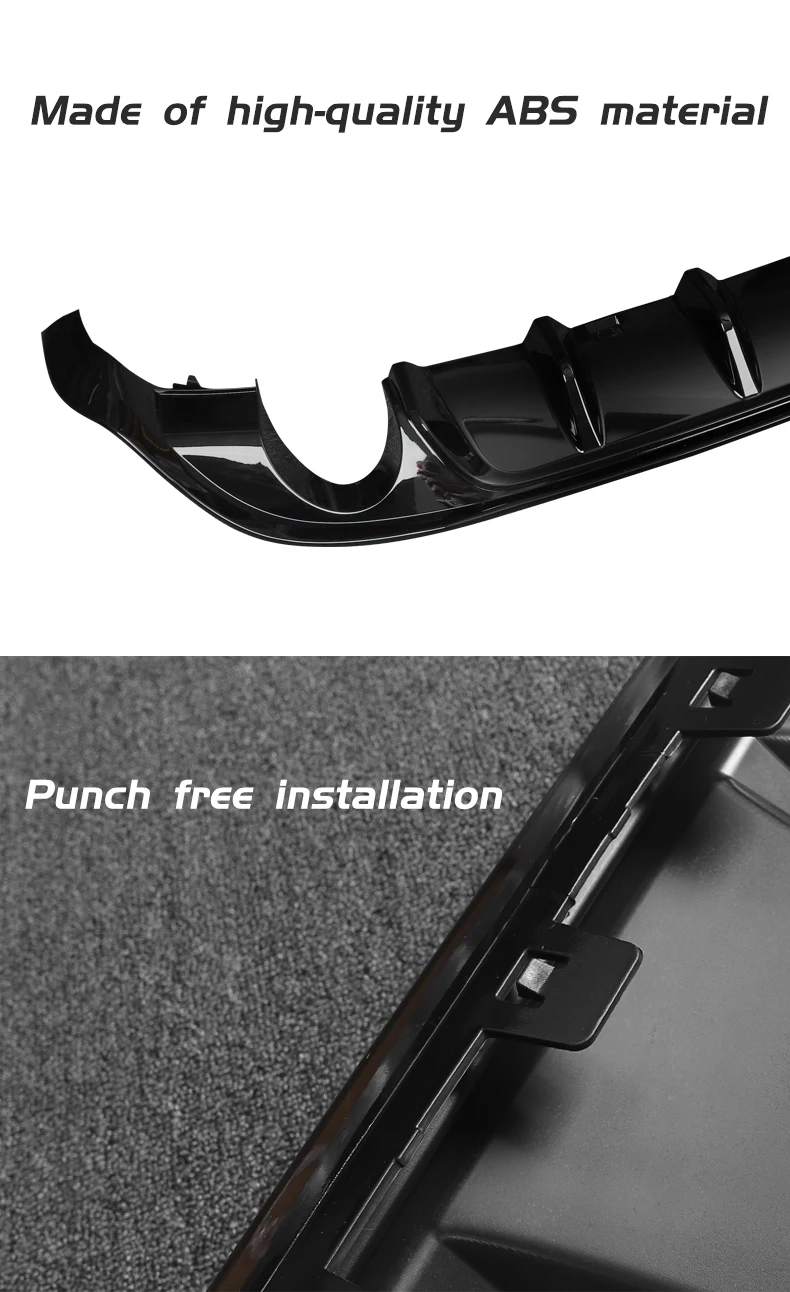 Auto Parts Rear Wing Spoilerrear Spoiler Tcr Style For Vw Golf 7 Mk7.5 ...