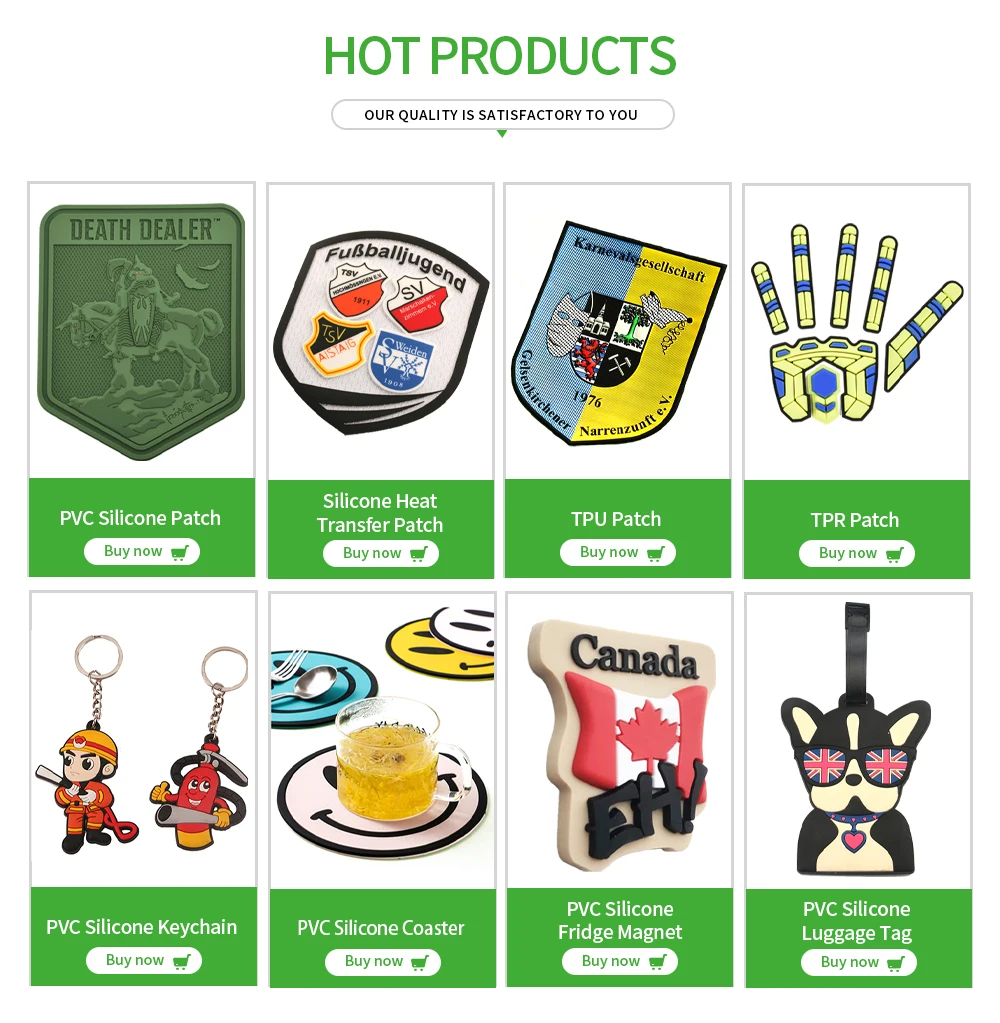 Custom Heat Transfer Logo Pvc Silicone Patch Heat Transfer Patches for ...