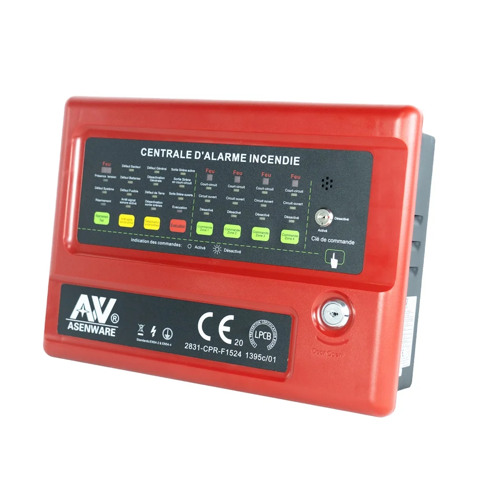 2 Zone Conventional Fire Alarm Control Panel Alarm Systems Aw-cfp2166 ...