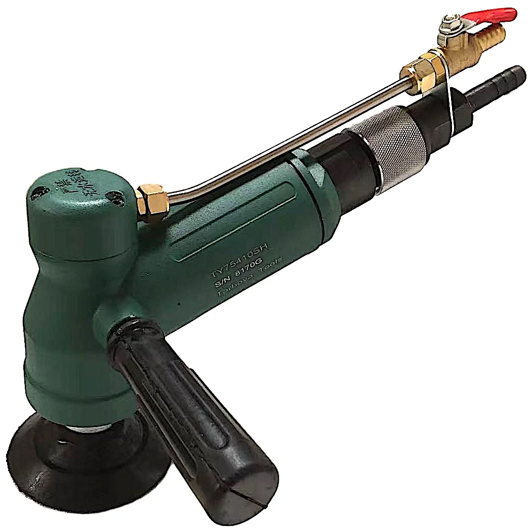 Professional Industrial Pneumatic Water Jet Polisher 4" Backing Pad ...