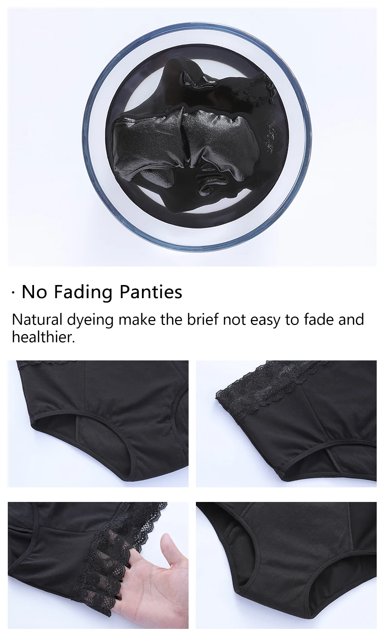 Trendy Design 4 Layer Menstrual Panties Cotton Menstrual Physiological ...