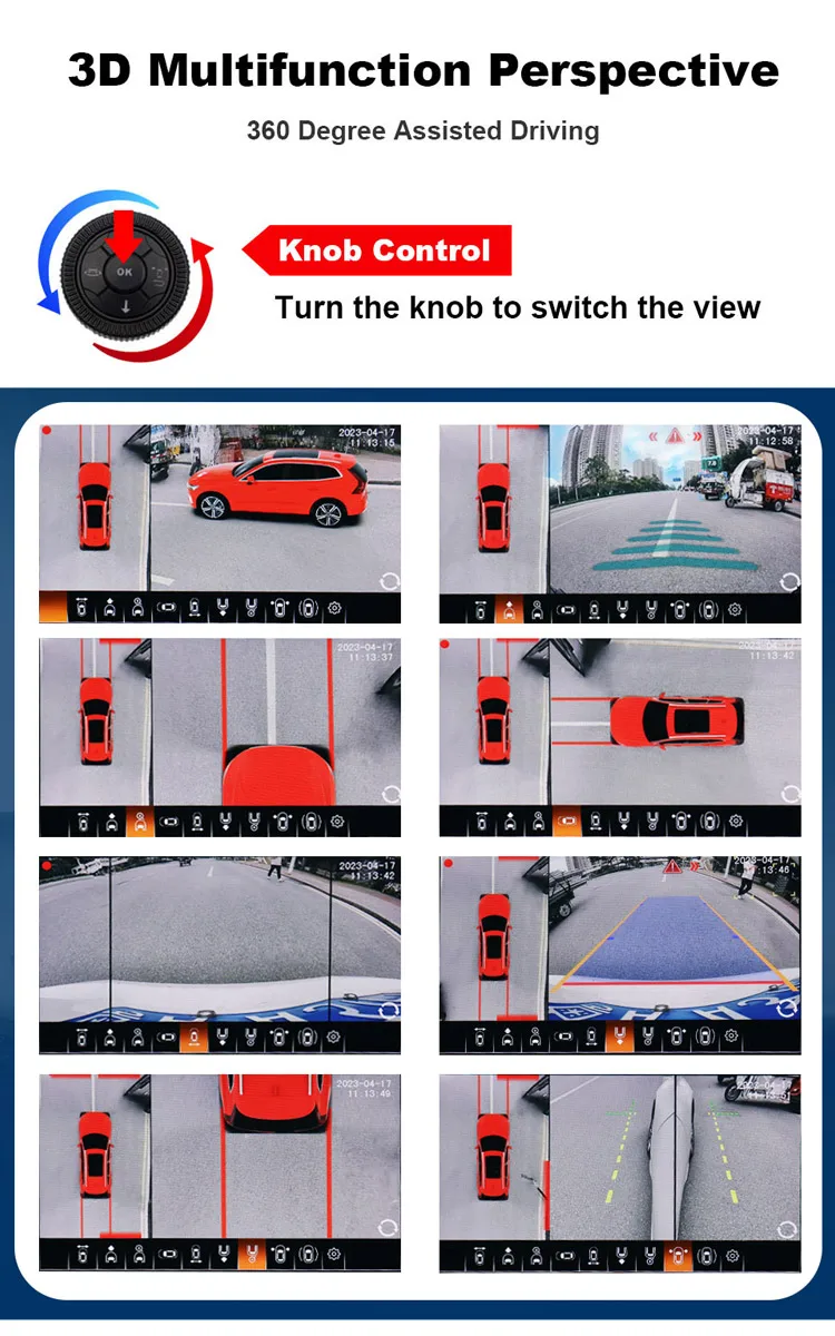 Smartour Bird View 4 Side AI Car360 Camera System - 360° Vision