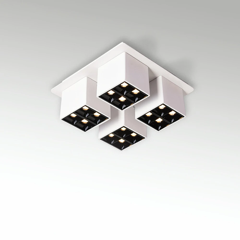 Square Four-head Spotlights Living Room With Built-in Domestic Sky ...