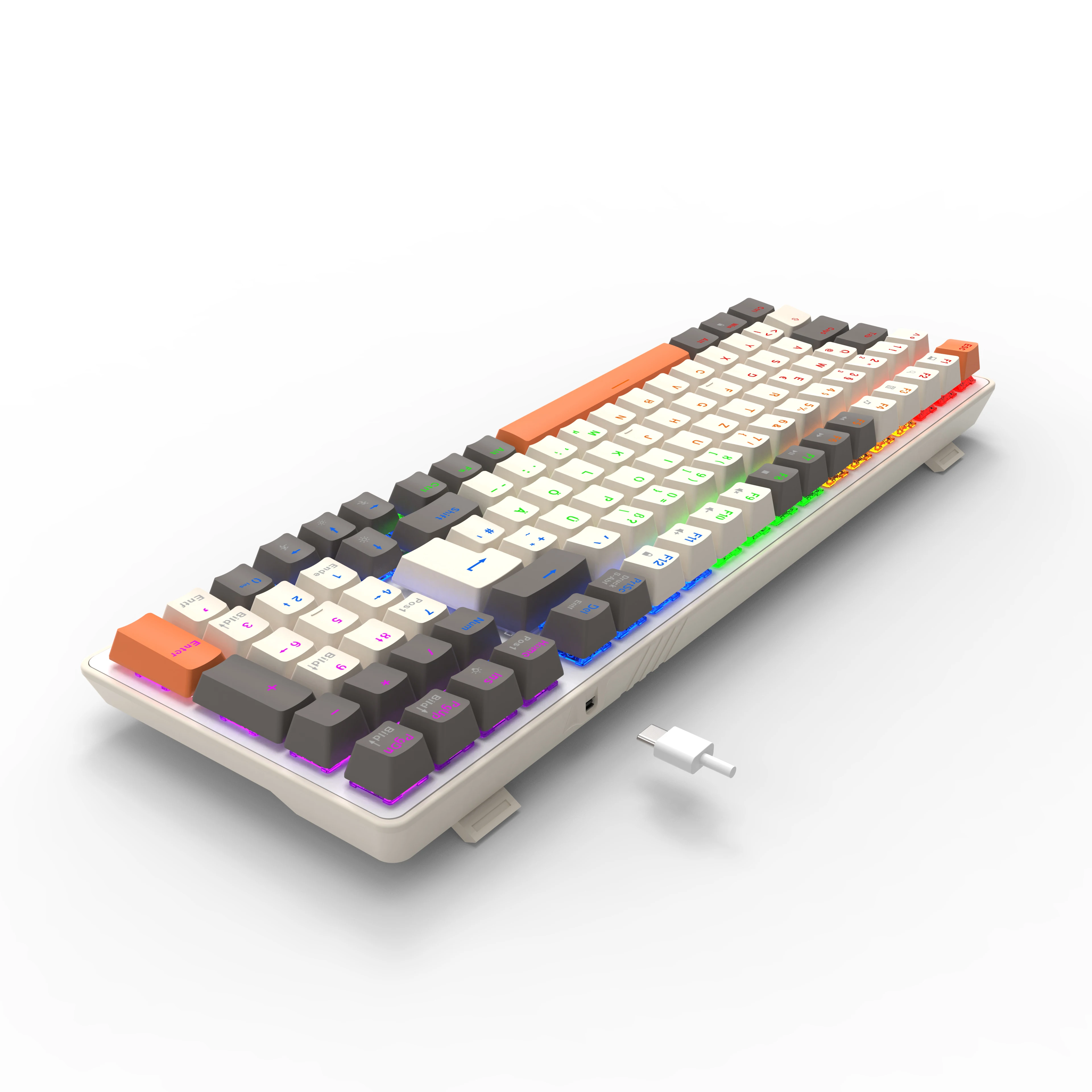 German Laptop Mechanical Keyboard - Gaming & Productivity