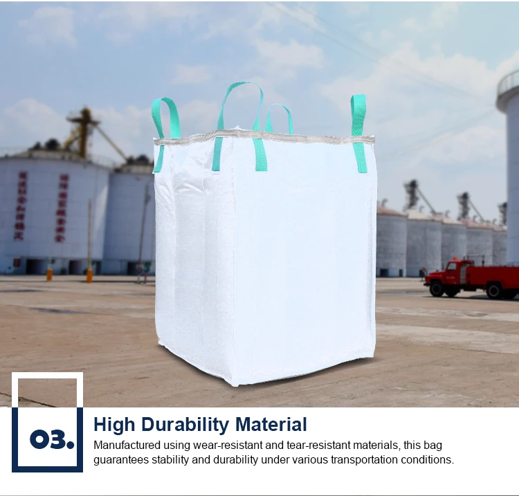 2 Ton 1 Ton Square Baffle 1.5ton Bulk Container Liner Big Pp Jumbo Bag ...