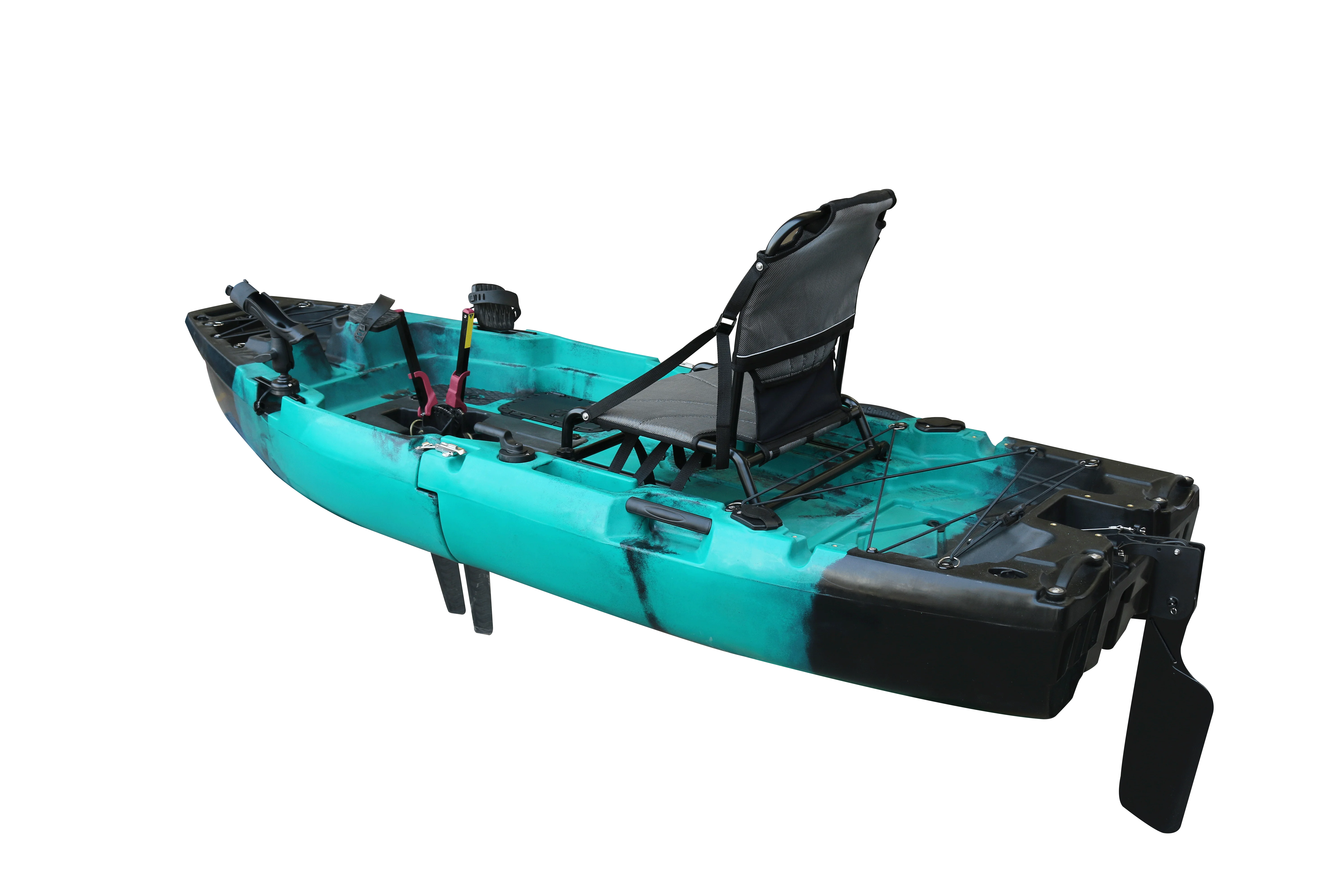 8.3ft Modular Hard Plastic Kayak - Perfect for Long-Distance Surfing