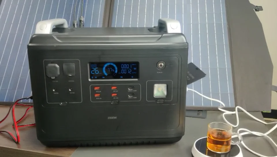 Highspeedpower Generator Portable Power Station 2000w Mppt Solar Power ...