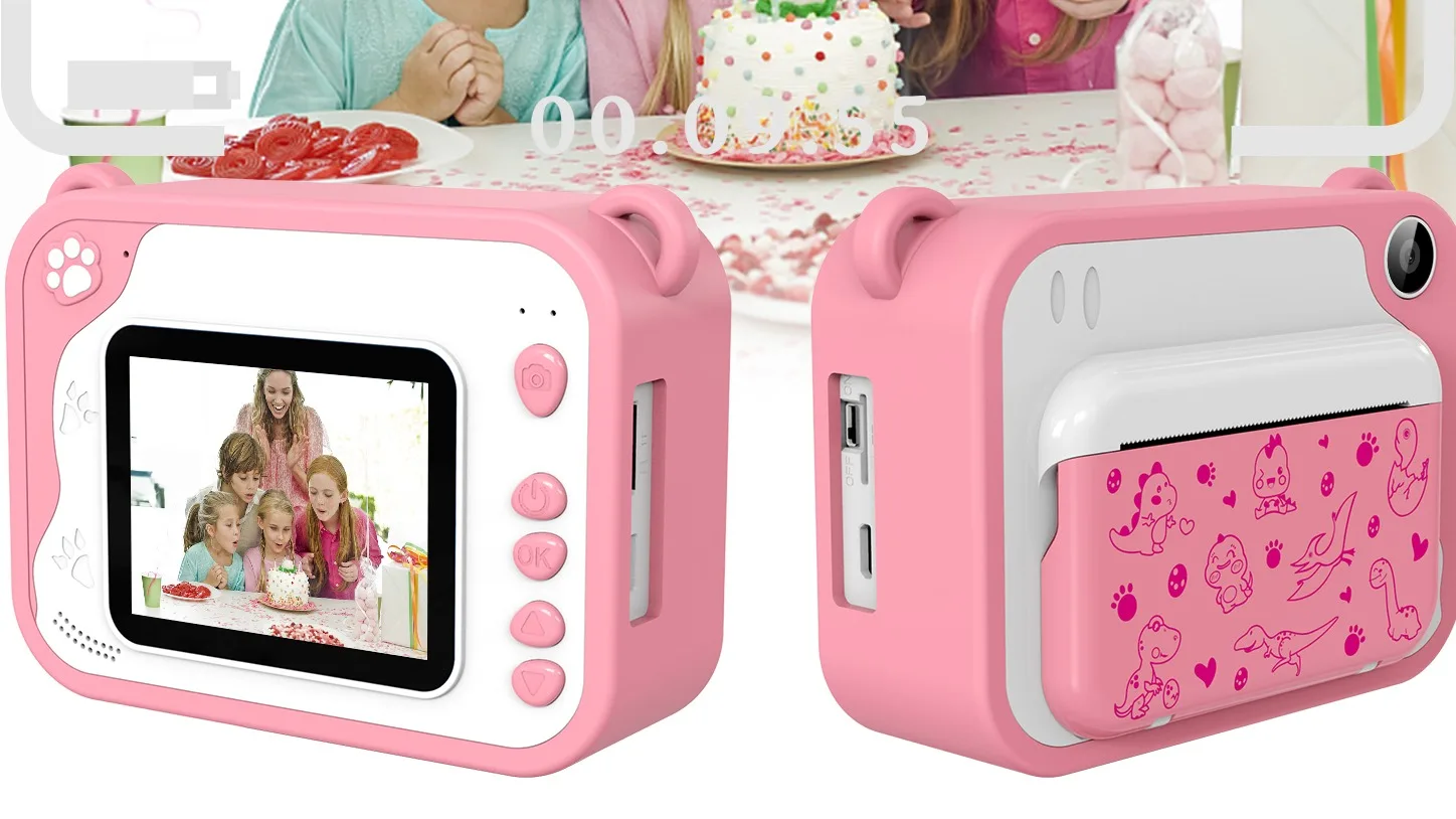 Cheap Toy Digital Children Cute For Girl Kids Instant Camera - Buy Dual ...