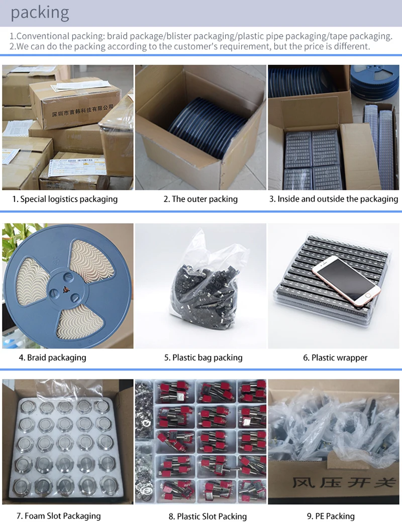 Sliding Door Contact Switches Aluminum 3 Position Slide Switch - Buy ...