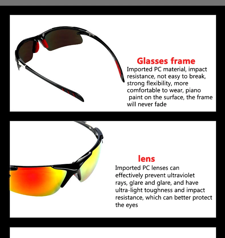 Classic Pc Frame Polarized Mirror Coating Outdoor Sunglasses For ...