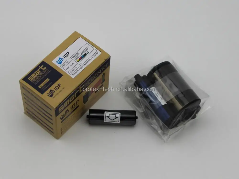 IDP Smart 650634 YMCKO Ribbon - 250 Prints/roll for IDP Card Printers