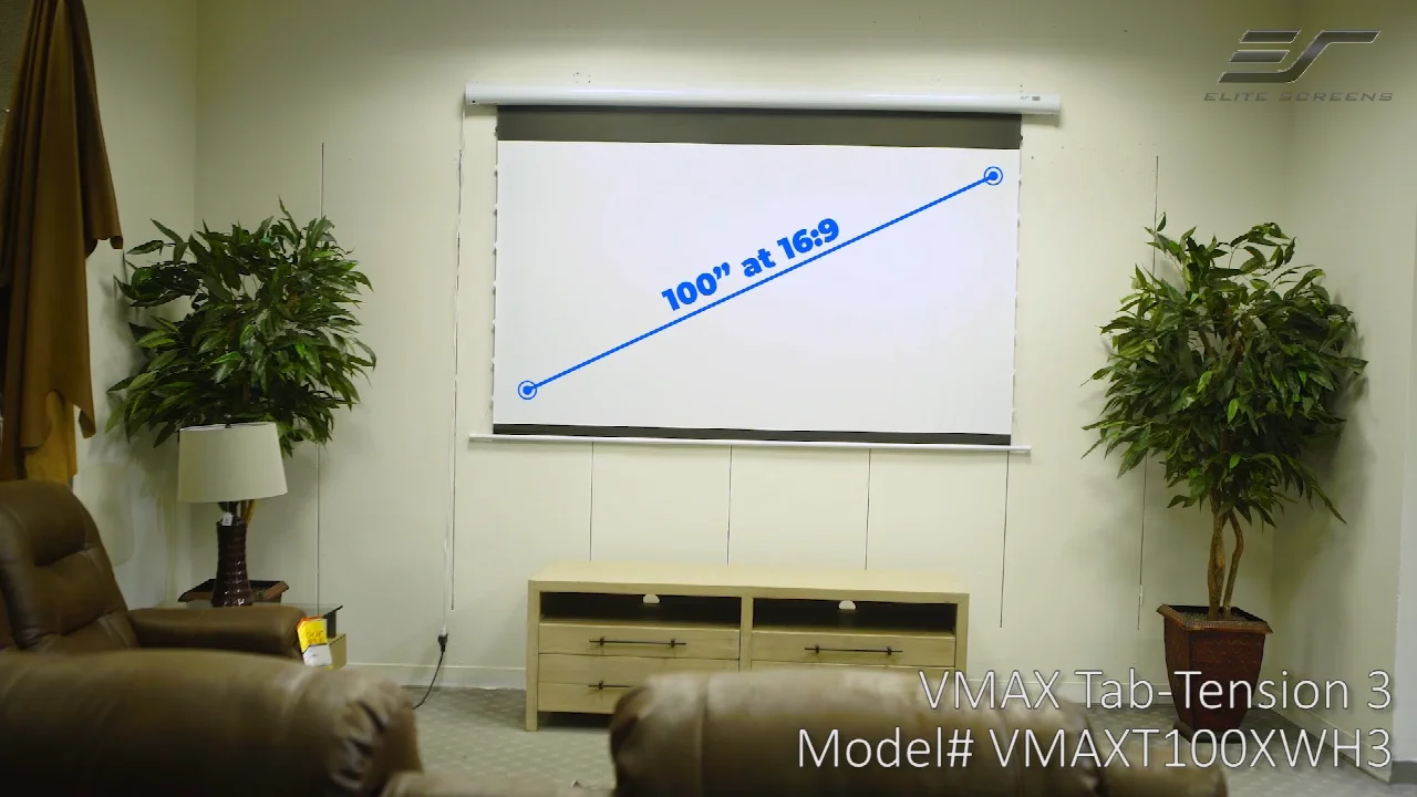 110 Inch Electric Projector Screen For The Home Theatre Motorized ...