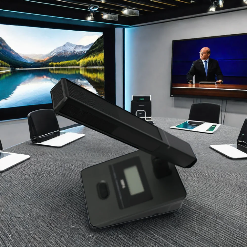Conference Room Digital System - UHF Microphone with Touch Screen