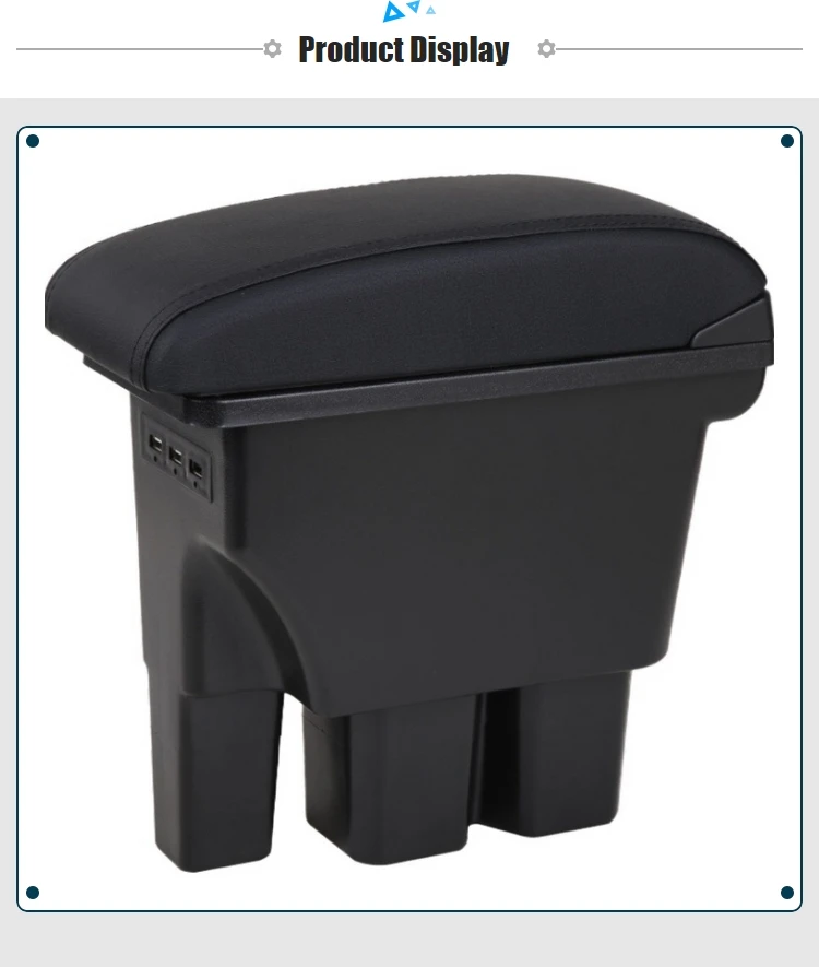 Consul Box Armrest Console Box with USB for Suzuki Jimny