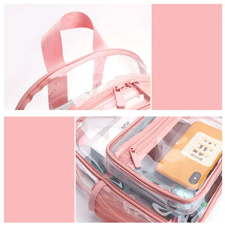 Fashion PVC Transparent Waterproof Backpack Custom Design Quality Clear ...