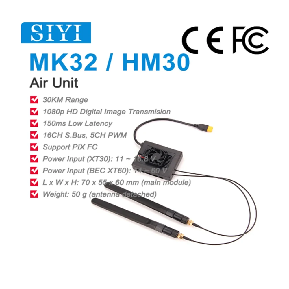 SIYI MK32 HM30 MK15 Air Unit - Full HD 1080p Transmission