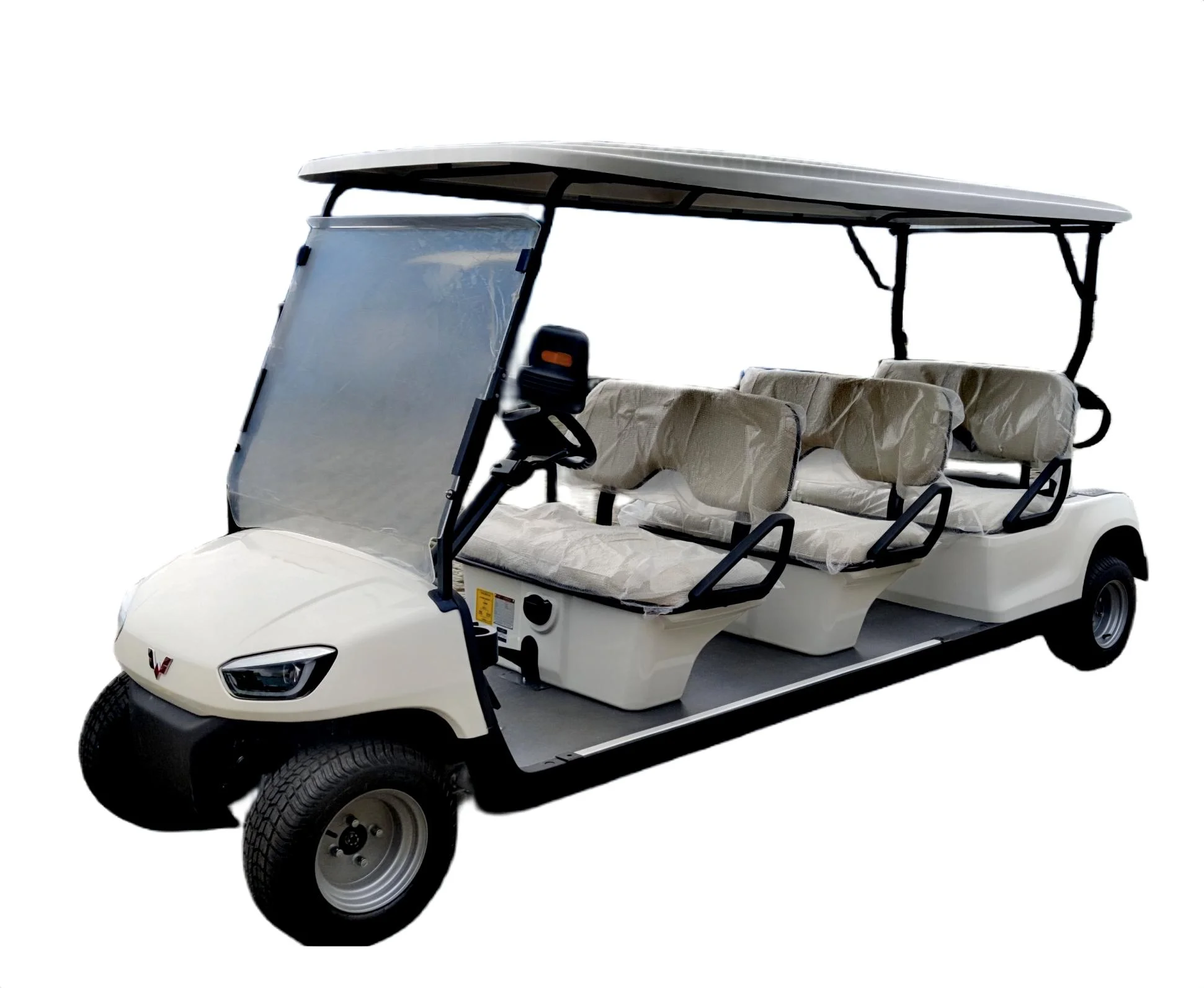 Wuling 6-seater golf cart with 48V Utility Golf Cart 75km Driving ...