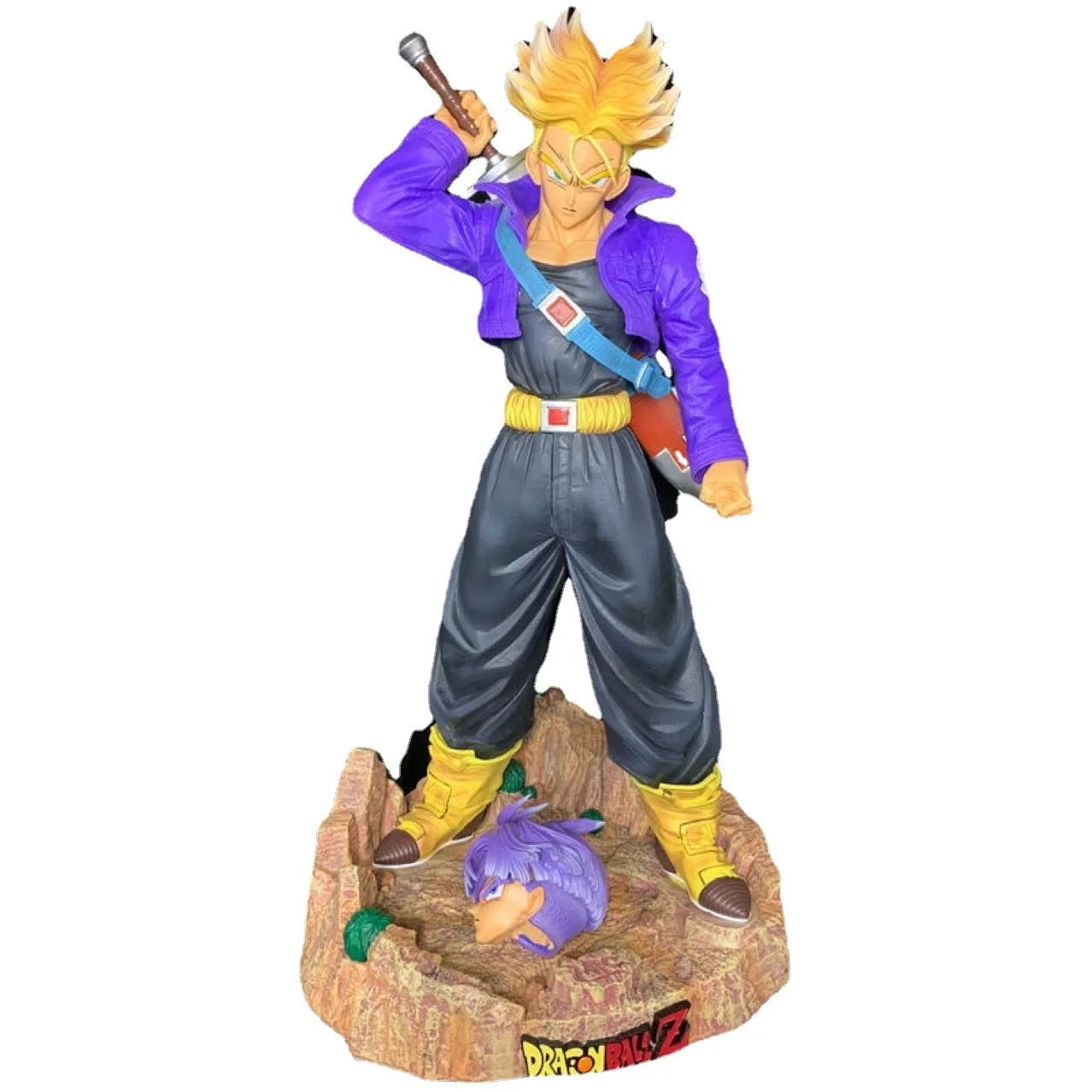 50cm Big Size Anime Figure Dragonball Z Goku Trunks Action Figure Gk ...