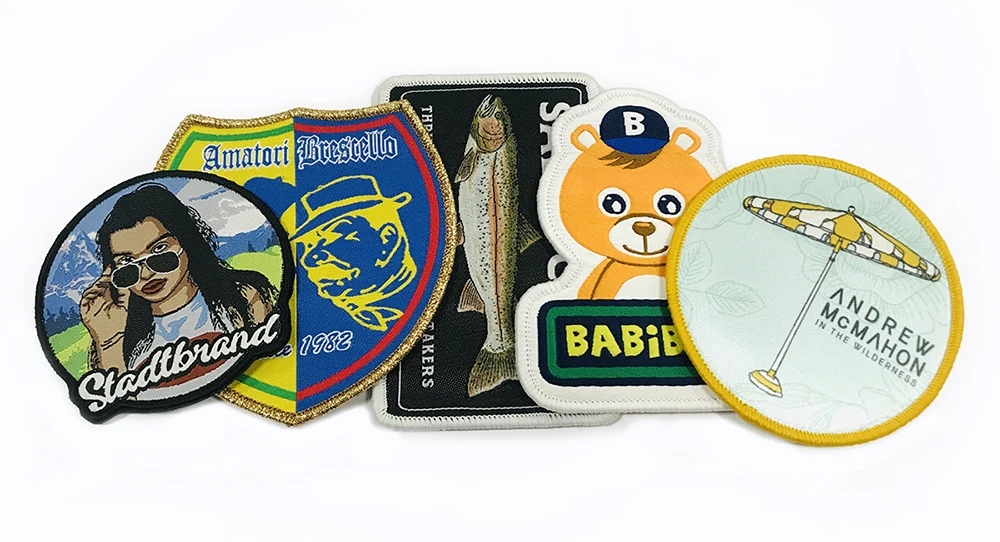 Custom Iron on Woven Patch - Brand Logo Applique Clothes Patch