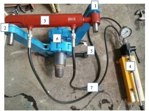 HDD Hydraulic Drill Pipe Breakout Tongs for 60-102mm
