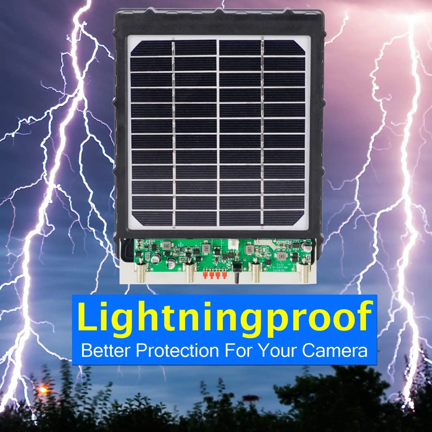 Hunting Camera 4g Solar Panel Charger 3w Bl480l-p Photo-traps Solar ...