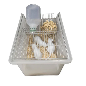 Lab Special Rat Cage For Breeding Pet Tubs With Stainless Steel Lid And ...