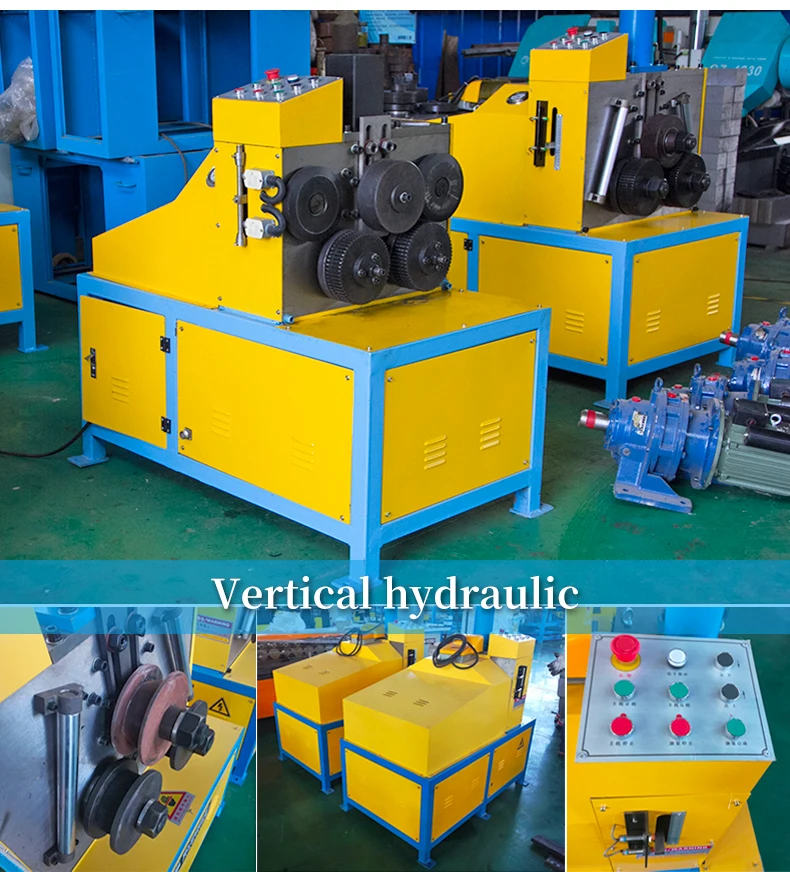 BYFO Round Pipe Steel Angle Roll Bender Profile Bending Machine ...