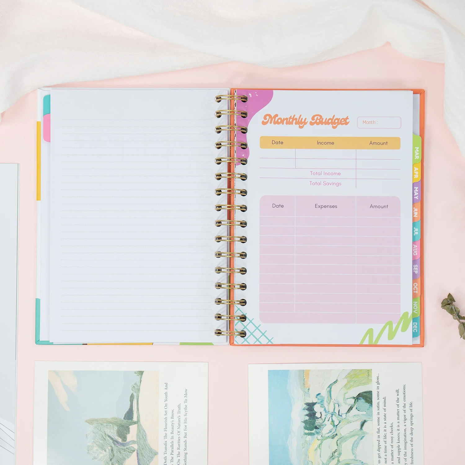 Custom Expense Bill Tracker Notebook Daily Weekly Monthly Budgeting ...