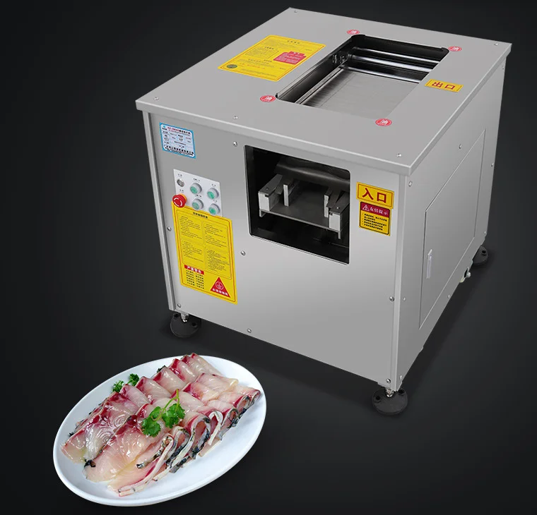 Automatic Oblique Fillet Cutting Machine for Fresh Fish