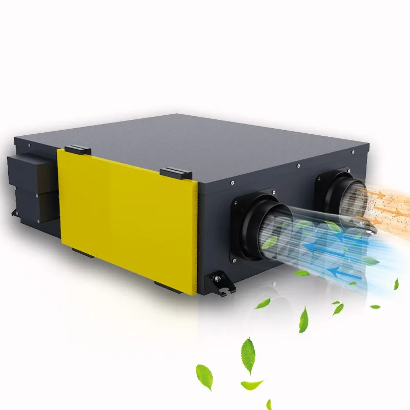 Ceiling mounted ceiling ventilation energy recovery units heat ...