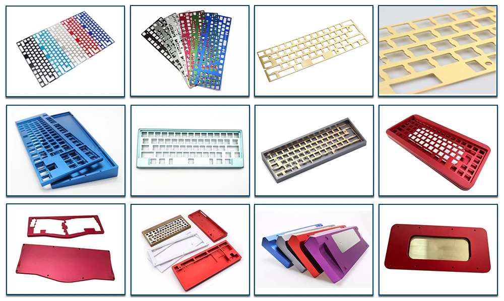 Custom Cnc Machining Keyboard Case Plate Aluminum Weight Mechanical ...