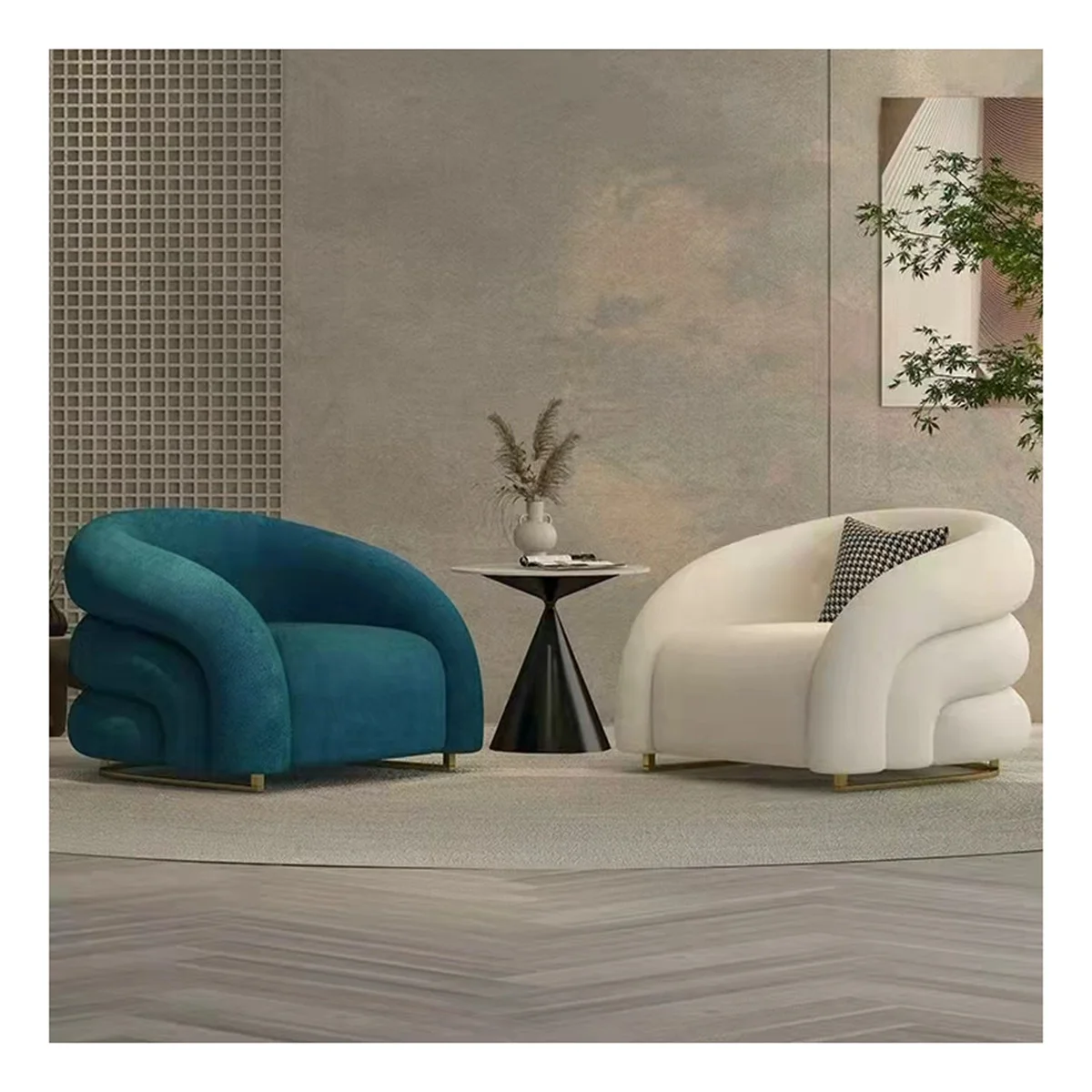 Foshan Furniture Accent Chair Comfort Armchair Designer Lazy Sofa Chair ...