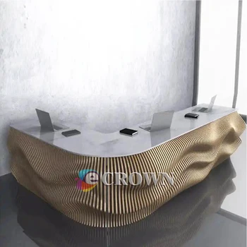 Multifunction Metal Shelves Registration Register Table Wood Case ...