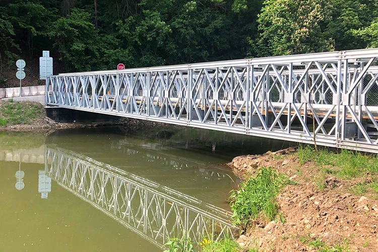Steel Truss Frame Bridge Modular Prefab Portable Hd200 Steel Structure ...